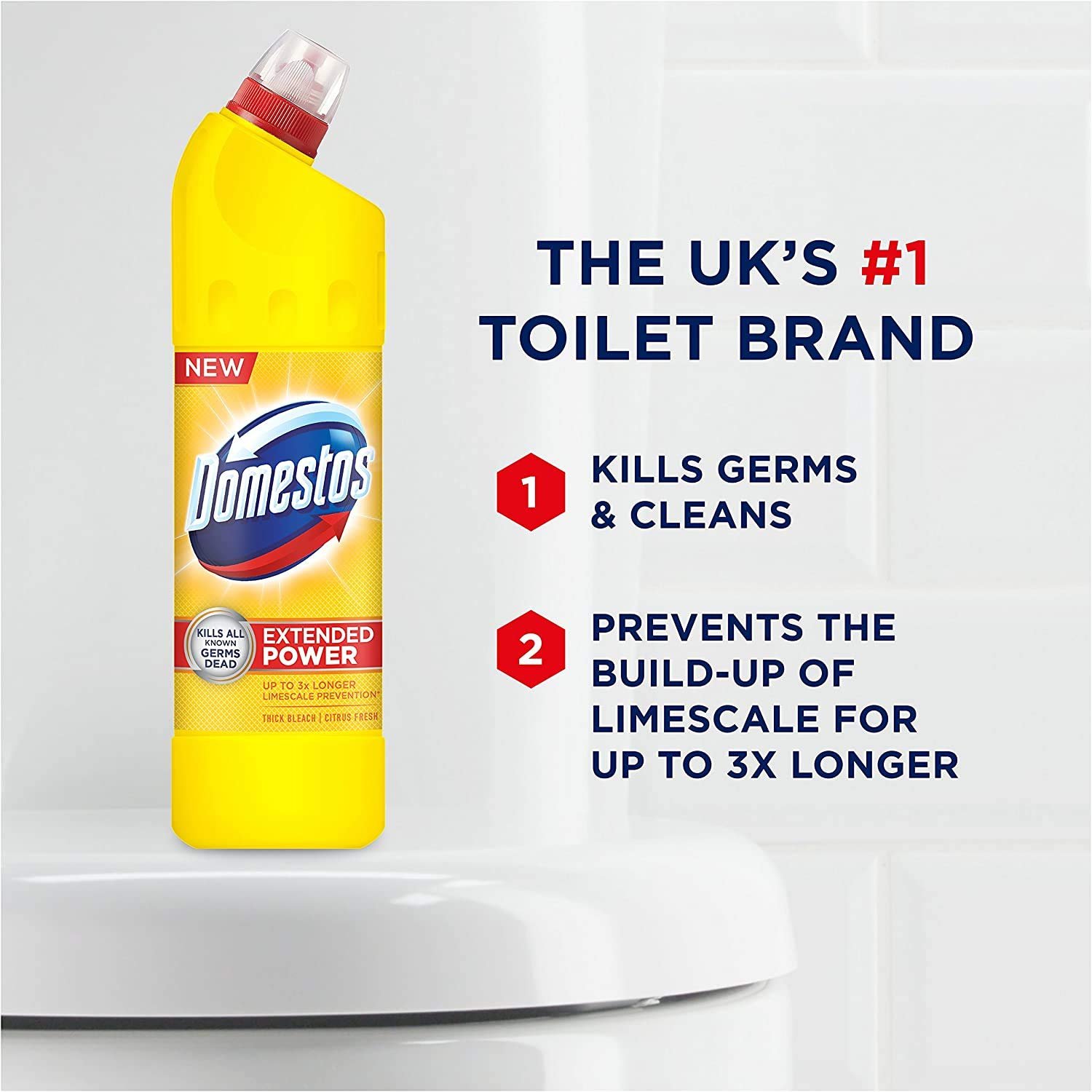 Domestos Citrus Fresh 750ml Bleach Disinfectant – Mira Mart