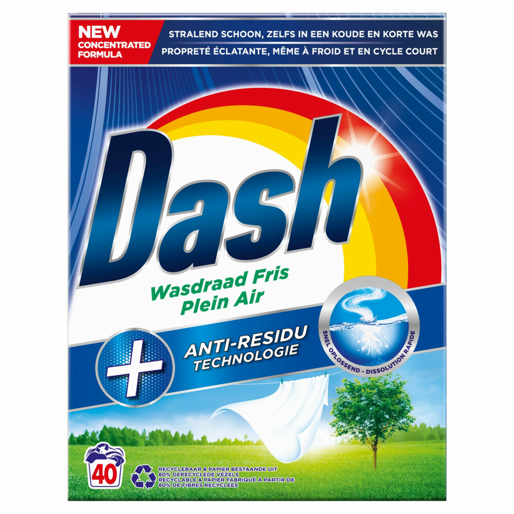 Dash Fris Plein Air 2.4kg 40sc Powder Detergent – Mira Mart