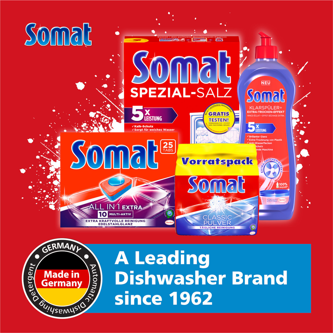 Somat All-in-One 80 Dishwasher Tablets – Mira Mart