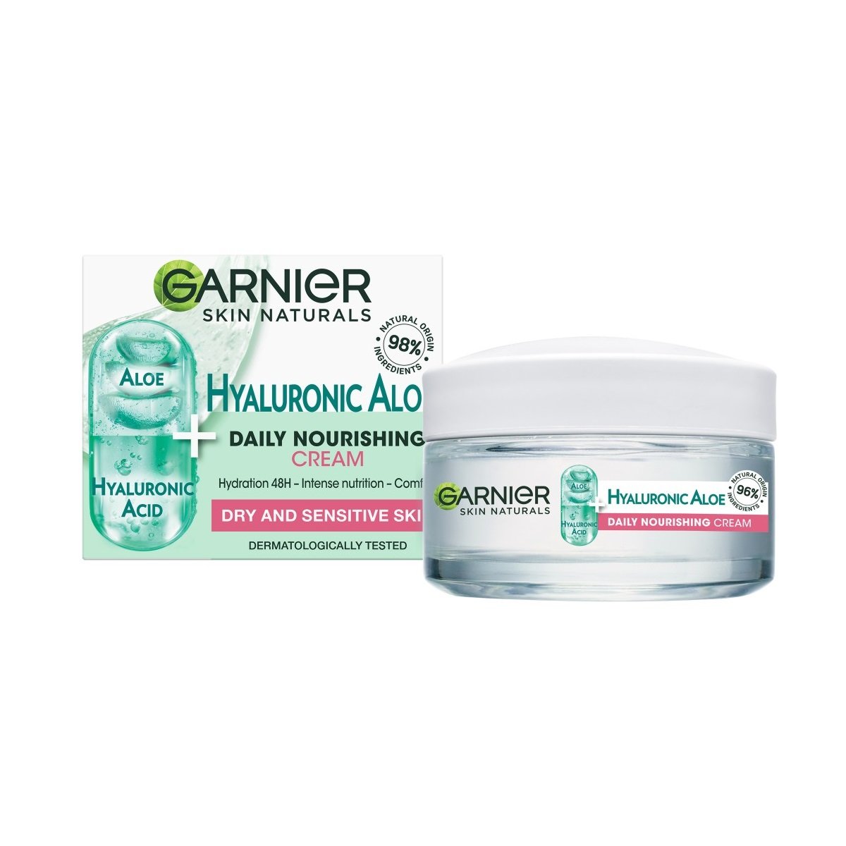Garnier Hyaluronic Aloe Daily Nourishing Cream 50ml – Mira Mart
