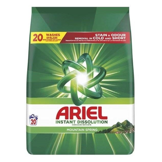 Ariel Mountain Spring 1.3kg 20sc Detergent Powder – Mira Mart